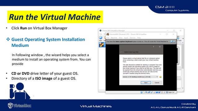 Virtual Machines - Virtual Box | PPTX | Operating Systems | Computer ...