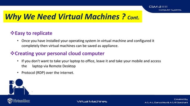 Virtual Machines - Virtual Box | PPTX | Operating Systems | Computer ...