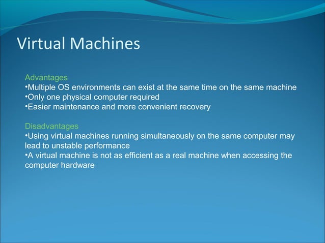 Virtual machines, emulators and mobile devices | PPT
