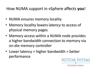 Federal VMUG - March - Virtual machine sizing considerations in a numa ...