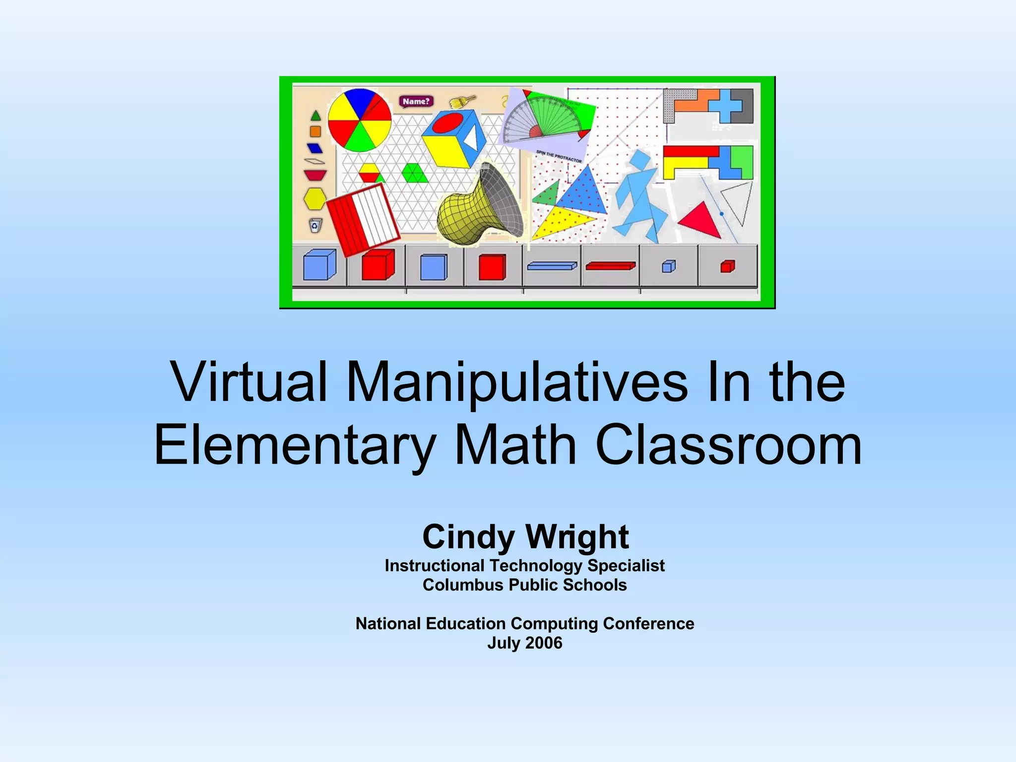 Virtual Manipulatives | PPT