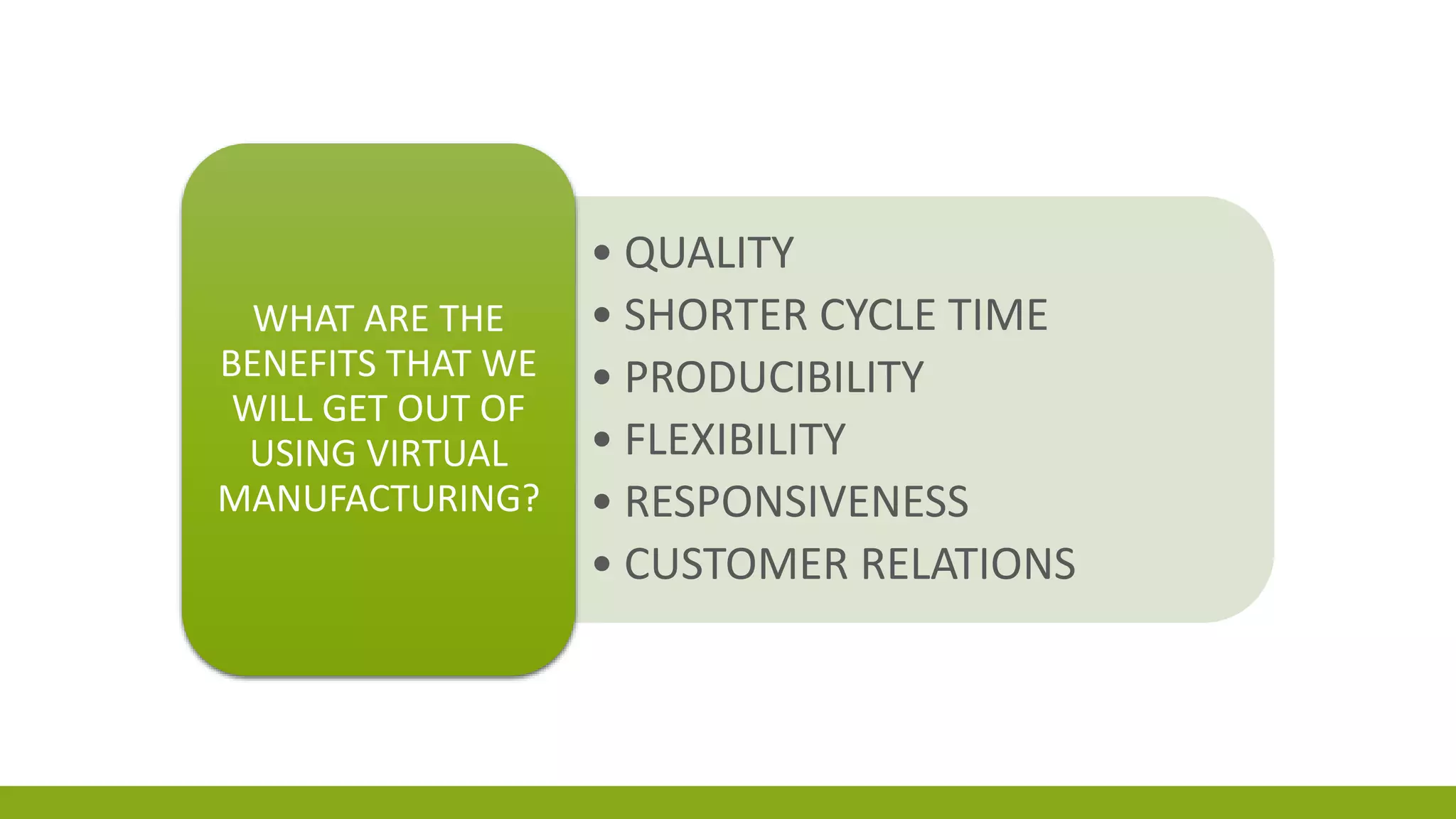 Virtual manufacturing systems ppt | PPTX