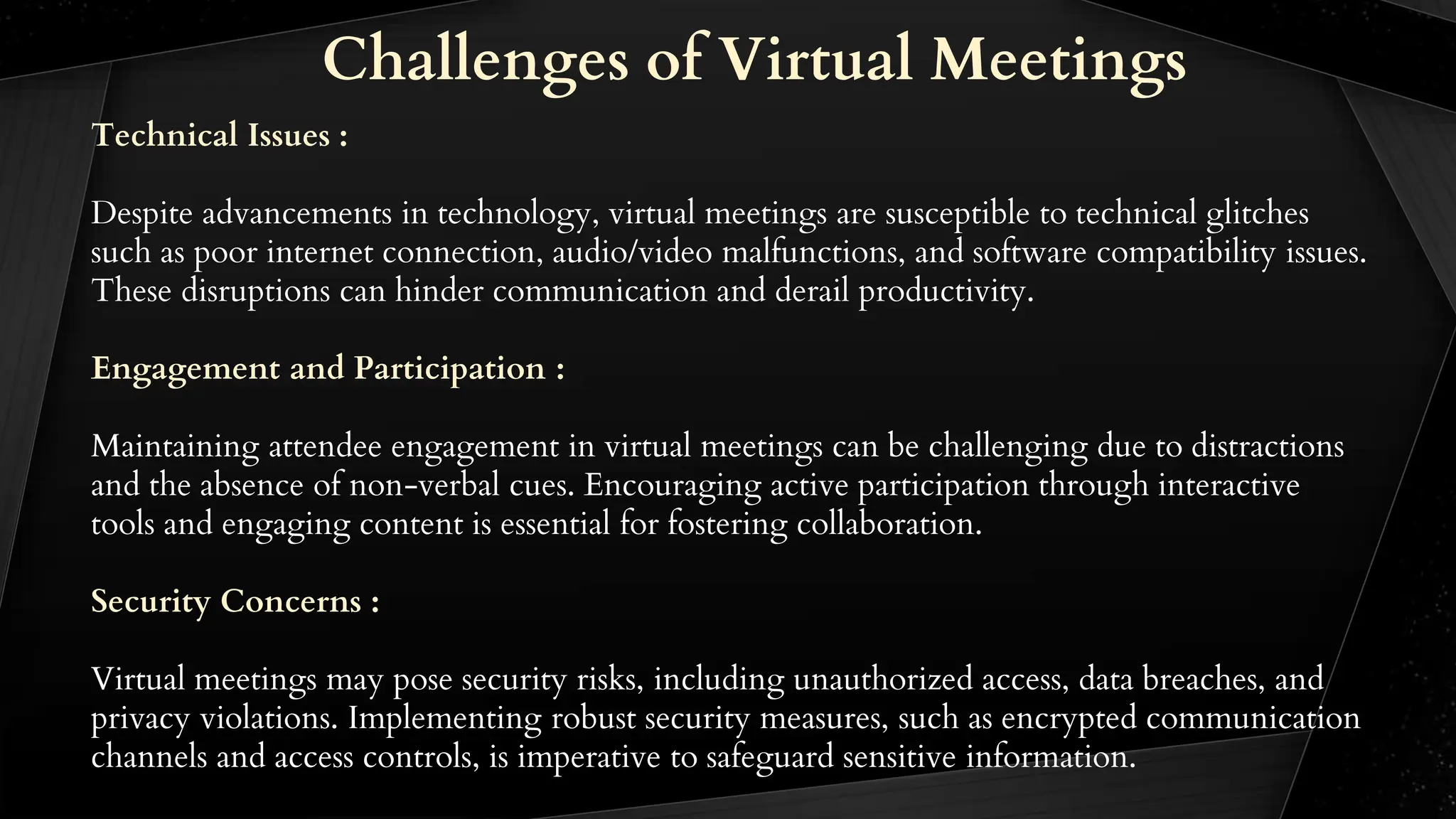 Virtual Meeting: Navigating the Future of Collaboration | PPTX