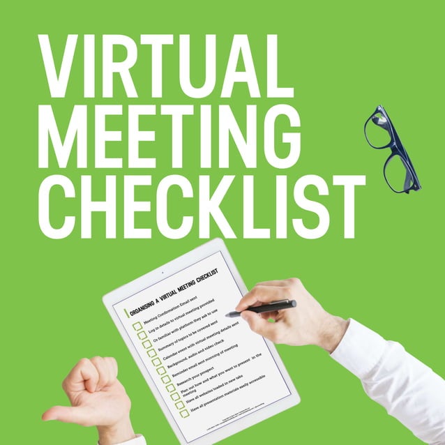Virtual Meeting Checklist Infographic | PDF | Internet | Computing