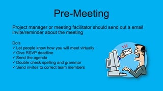 Virtual Meeting Etiquette | PPTX