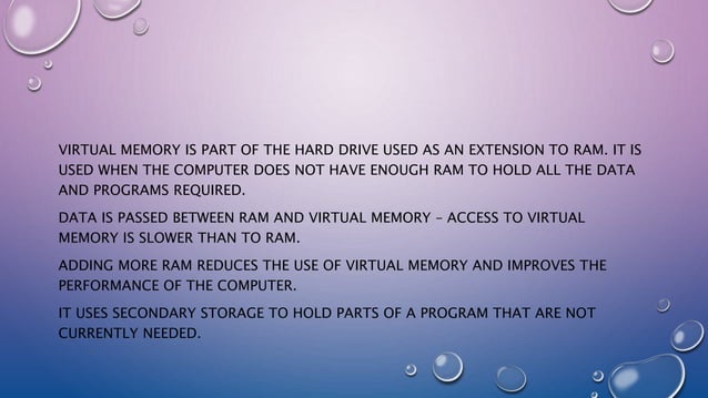 Virtual memory gcse computing | PPT