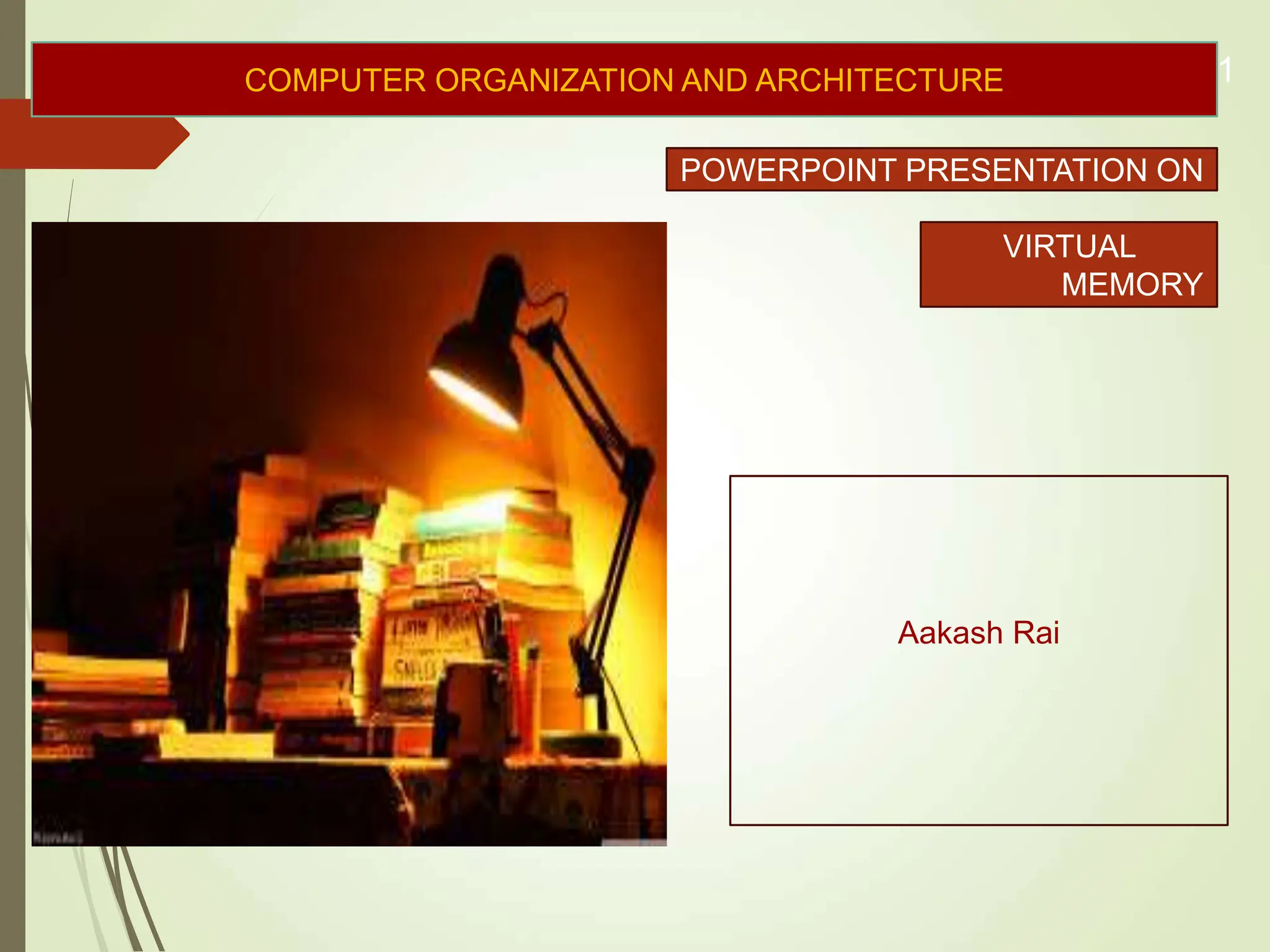 Power Point Presentation on Virtual Memory.ppt