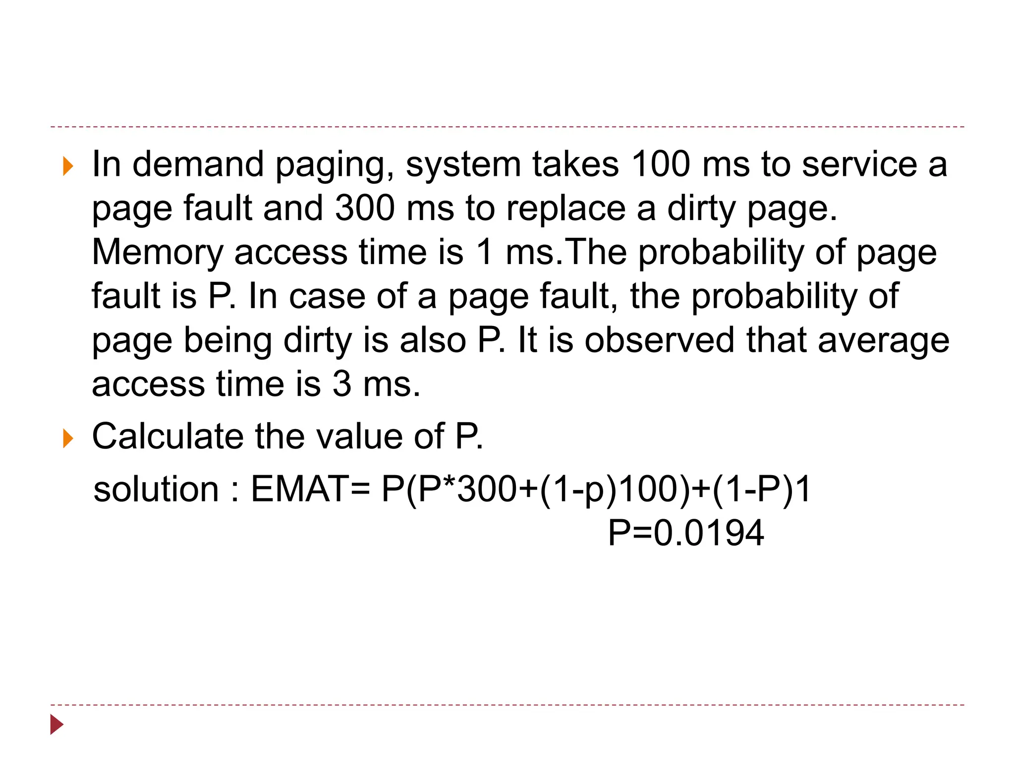 Virtual memory management in Operating System | PPTX