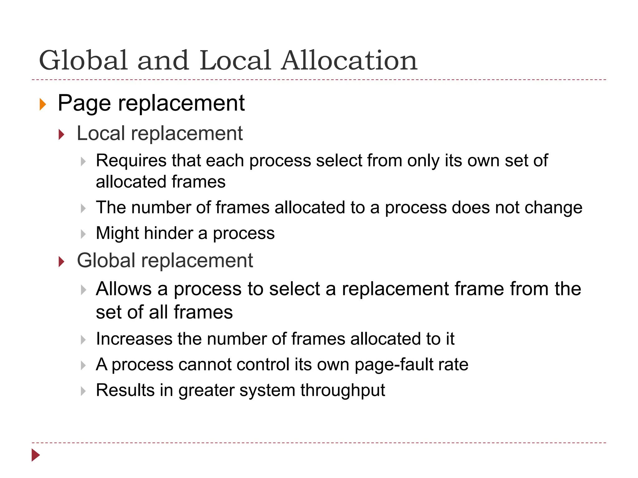 Virtual memory management in Operating System | PPTX