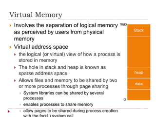 Virtual memory management in Operating System | PPTX