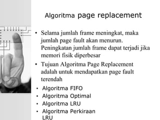 Virtual Memory dan sistem file ppt. pptx | PPT