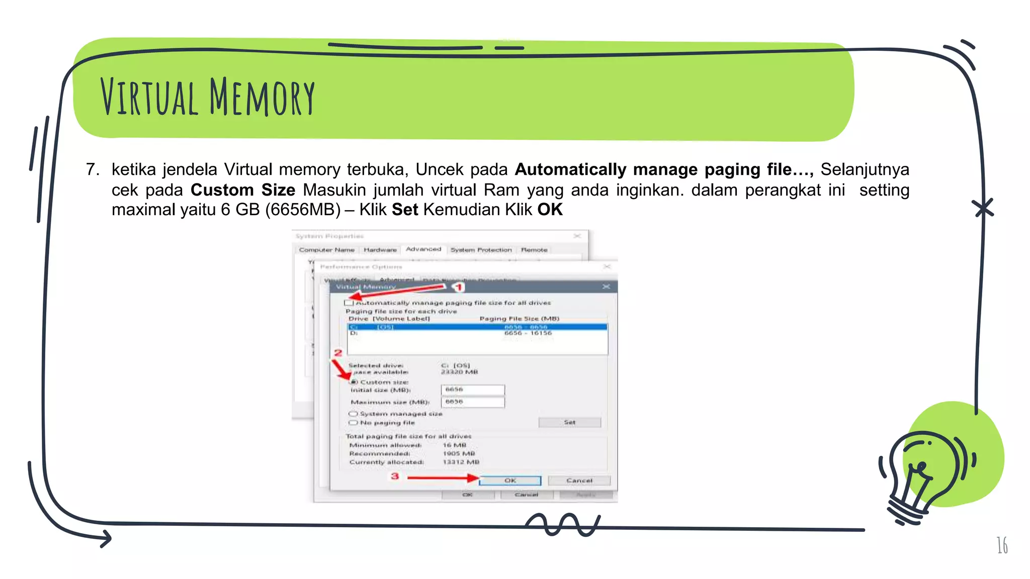 Virtual memory di windows 10 | PPTX