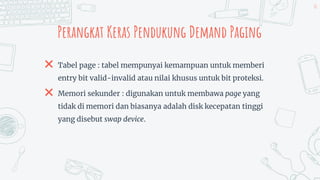 Implementasi Virtual Memory Kelompok 3 | PPTX