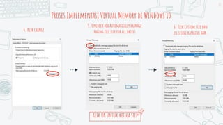 Implementasi Virtual Memory Kelompok 3 | PPTX