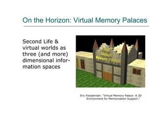 The Virtual Memory Palace | PPT