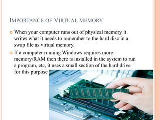 Virtual memory ppt | PPTX