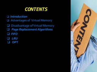 Virtual memory ppt | PPT
