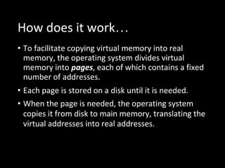 Virtual memory | PPT