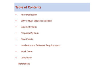 Virtual mouse | PPTX