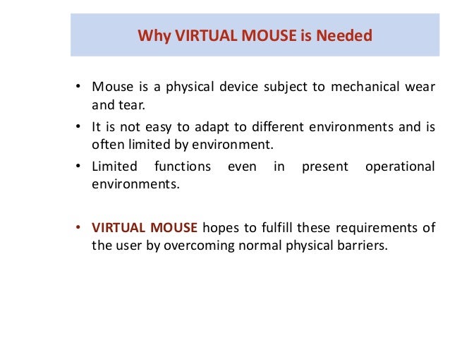 Virtual mouse