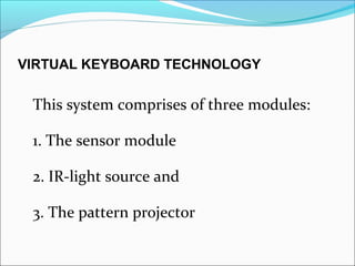 Virtual Keyboard Technology | PPT