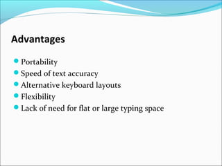 Virtual Keyboard Technology | PPT