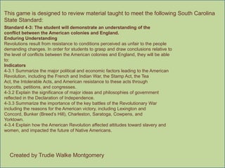 Virtual museum american revolution | PPTX