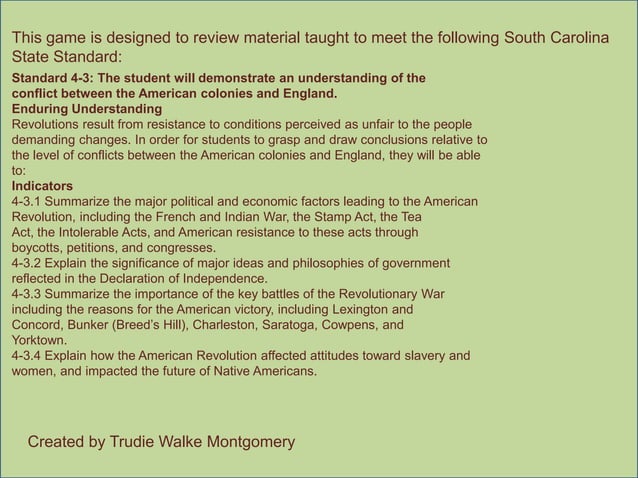 Virtual museum american revolution | PPT