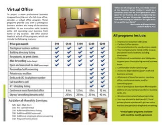 Virtual Office brochure | PPT