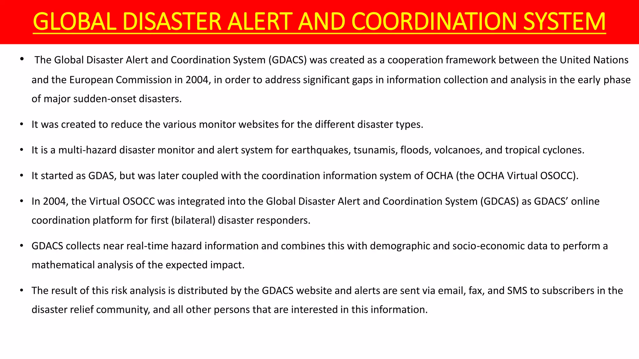 GDACS Virtual OSOCC | PPTX