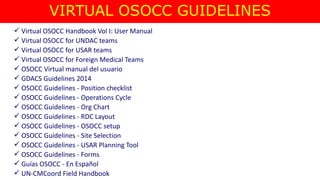 GDACS Virtual OSOCC | PPTX