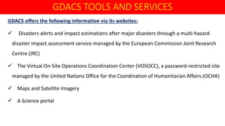 GDACS Virtual OSOCC | PPTX