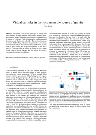 Virtual particles in the vacuum and gravity | PDF