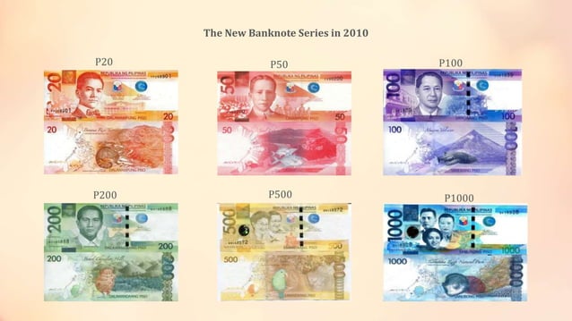Timeline Photos of Philippine Currency Coins and Banknotes | PPTX