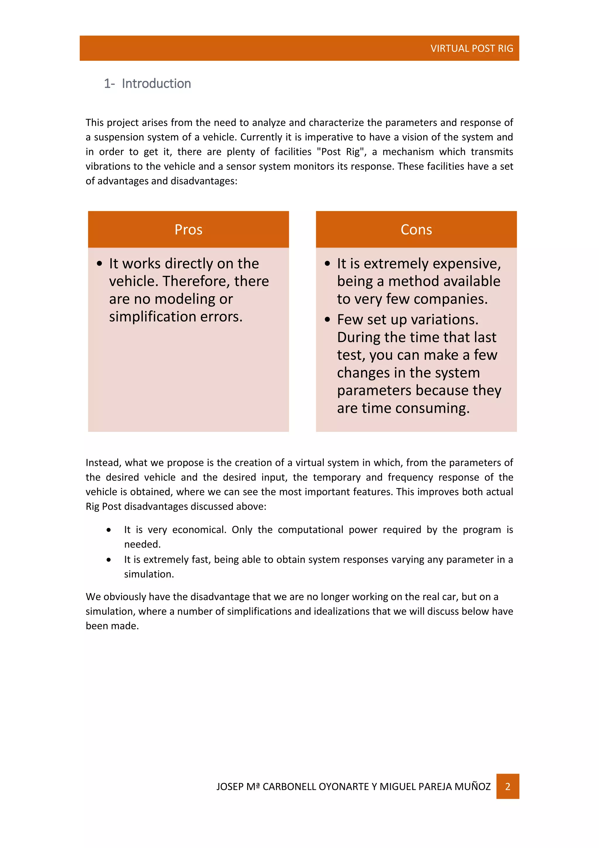 Virtual post rig | PDF