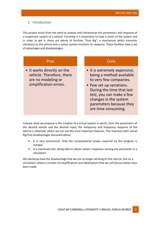Virtual post rig | PDF