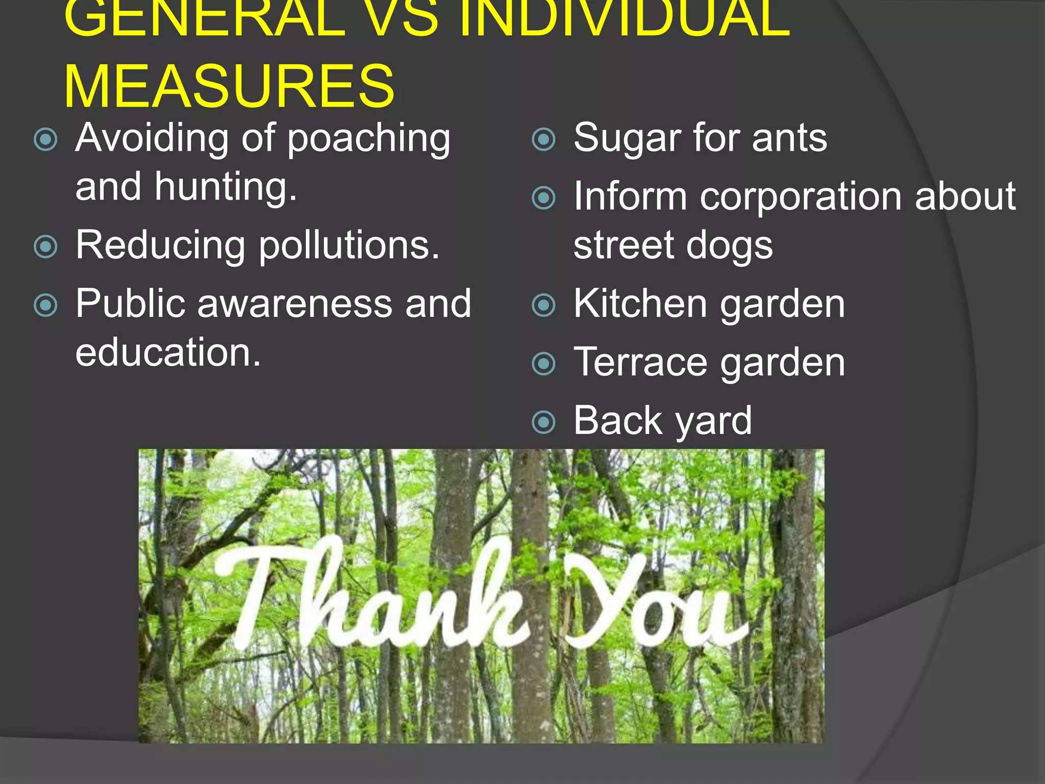 BIODIVERSITY CONSERVATION ON 8 SLIDES | PPTX