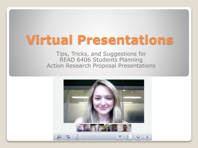 Virtual Presentation Tips - READ 6406 | PPTX | Cameras and Camcorders ...