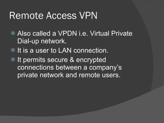 Virtual Private Network | PPT