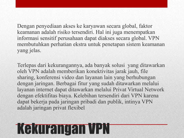 Virtual private network server | PPTX