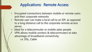 Virtual private networks (vpn) | PPTX