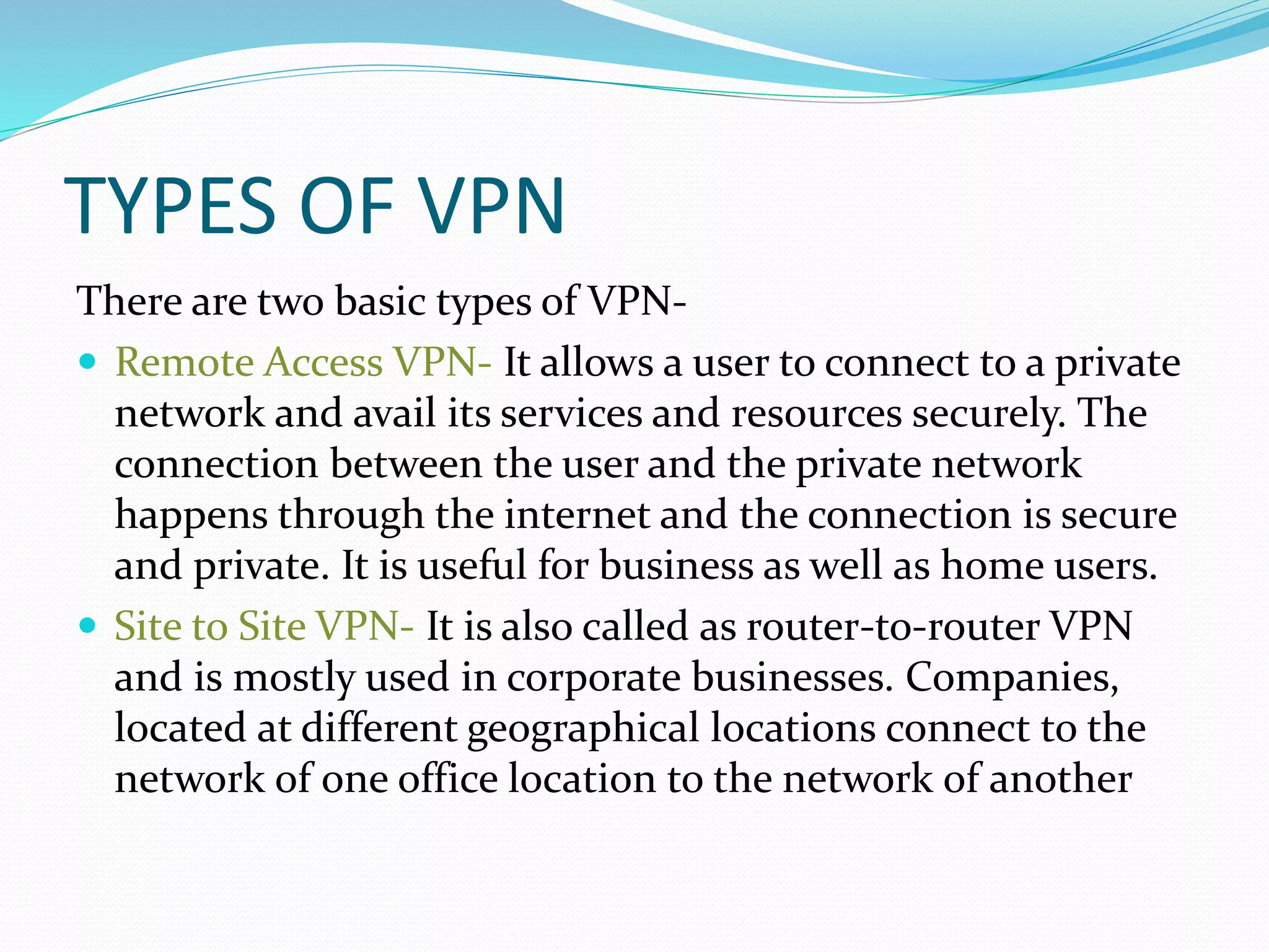 Virtual private network(vpn) | PPTX