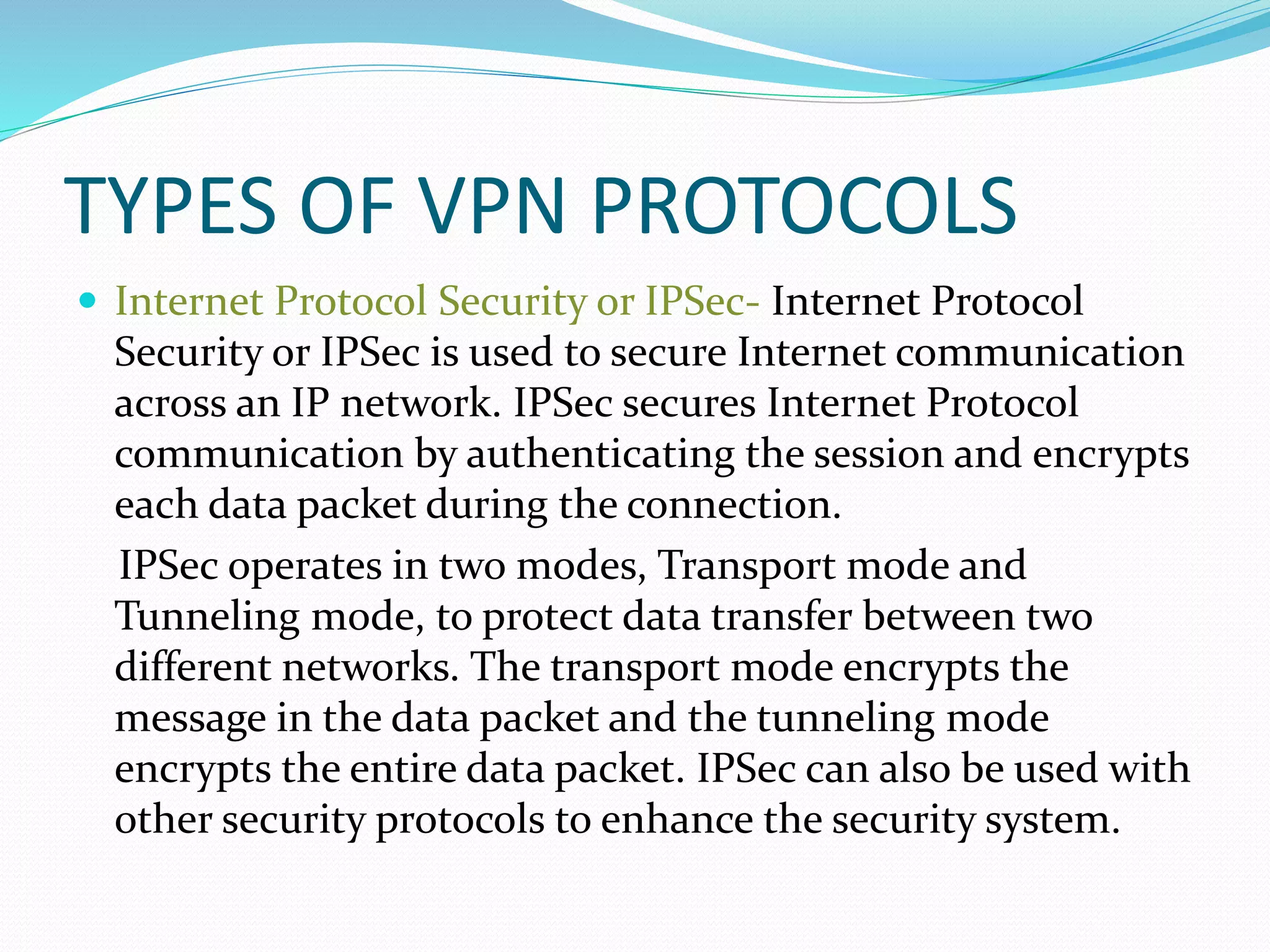 Virtual private network(vpn) | PPTX