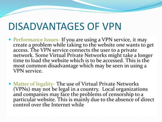 Virtual private network(vpn) | PPTX