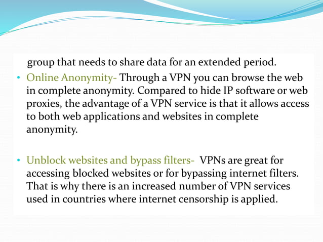 Virtual private network(vpn) | PPTX