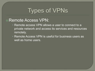 Virtual private network, vpn presentation | PPTX