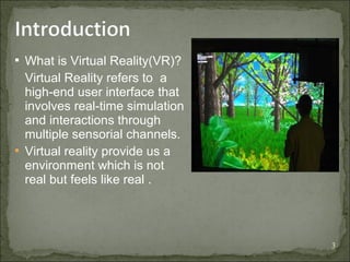 Virtual reality | PPT