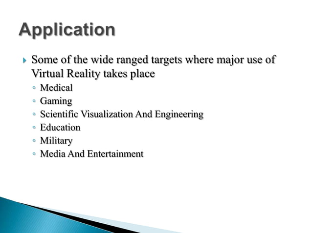 Virtual reality | PPTX