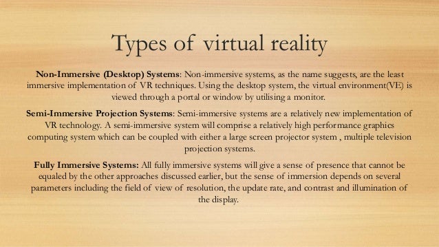 Virtual reality