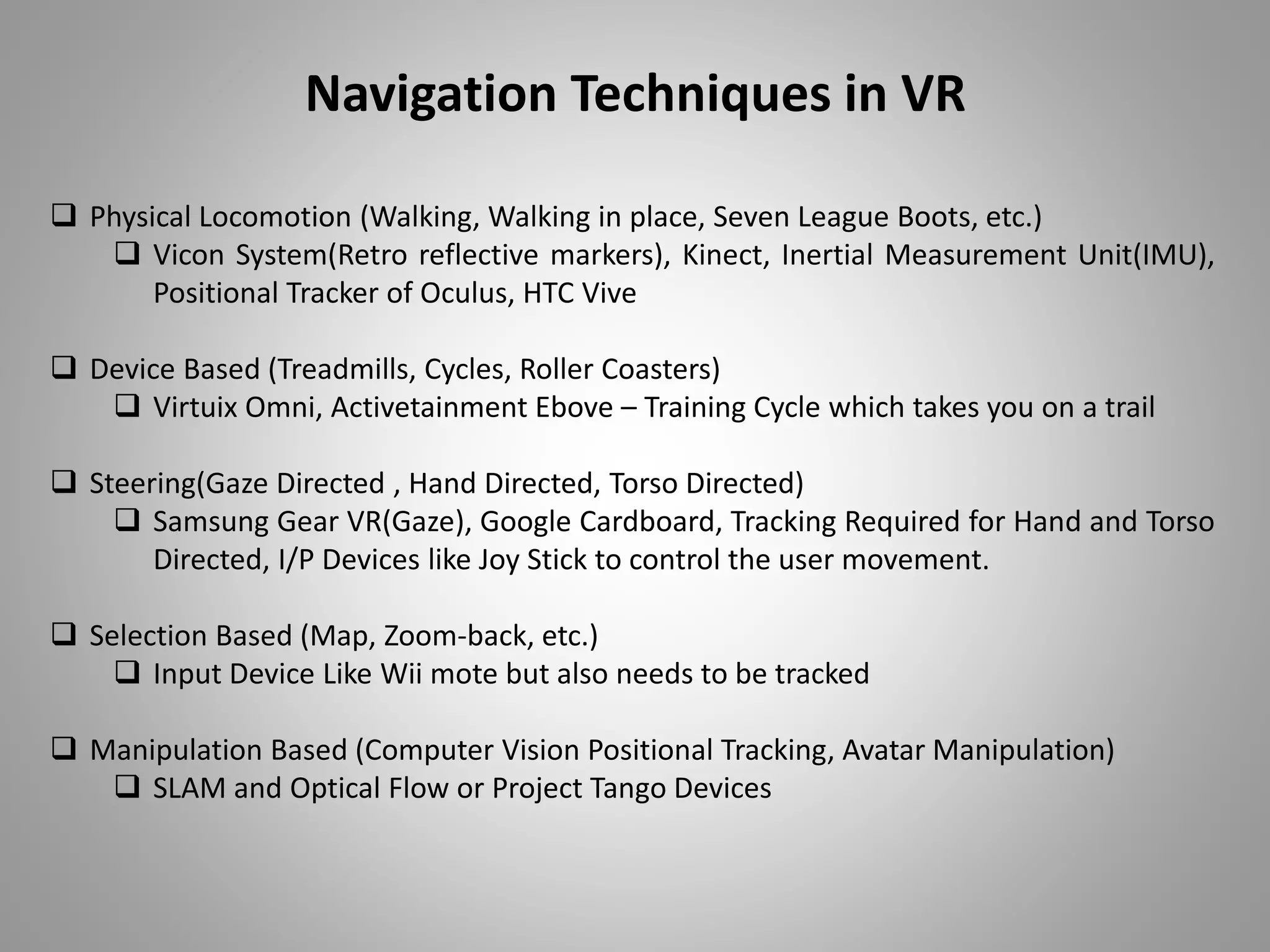 Intro to Virtual reality | PPT